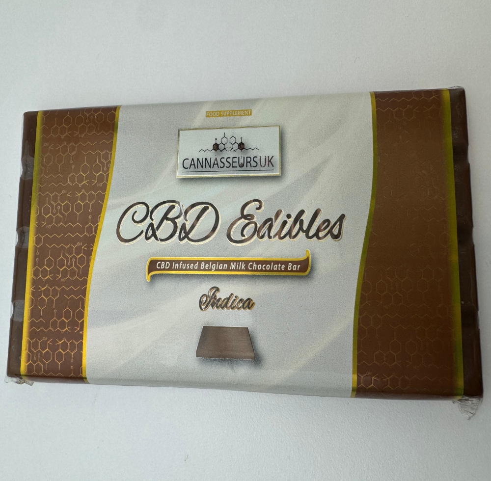 Indica CBD Milk Chocolate | 100g | The CBD Flower Shop